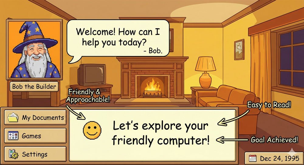6.Comic-Sans-in-Microsoft-Bob | Learn That Yourself