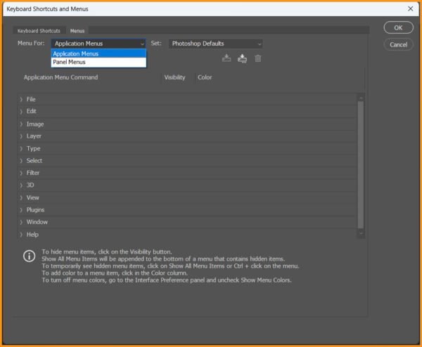 Menus In Photoshop | Learn That Yourself