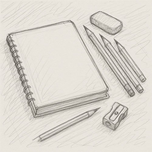 Tools-and-Materials-for-Sketching | Learn That Yourself