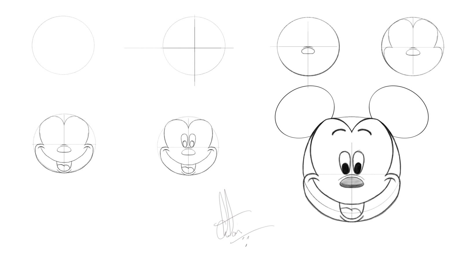 Mickey-basic-shapes | Learn That Yourself